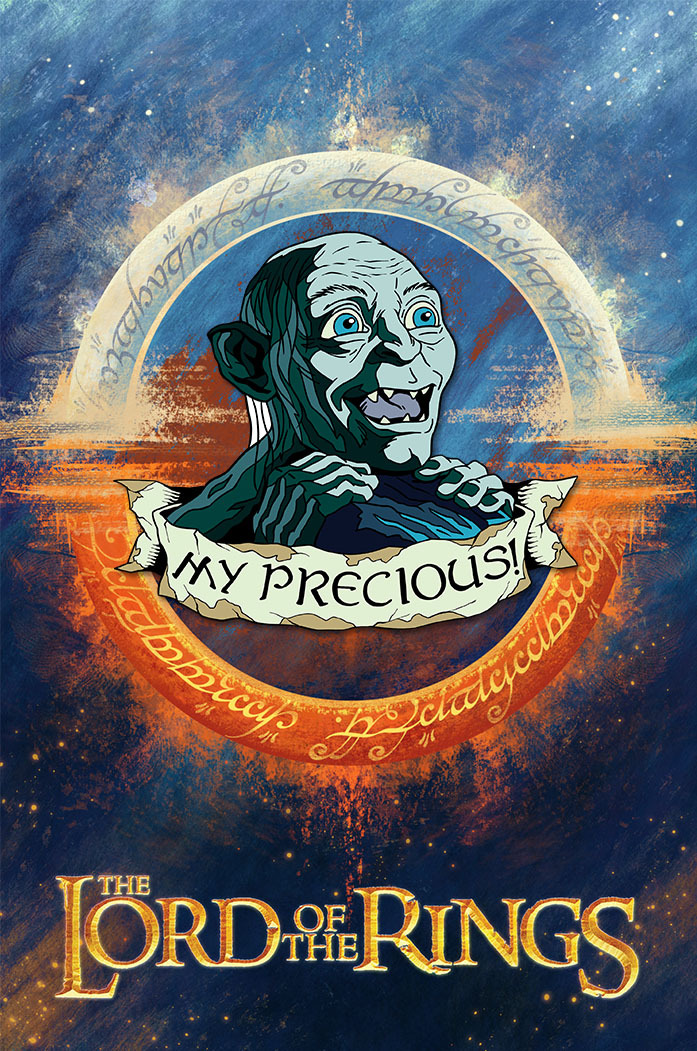 Металлический пин "Lord of the Rings: Gollum" | EDGE Comics